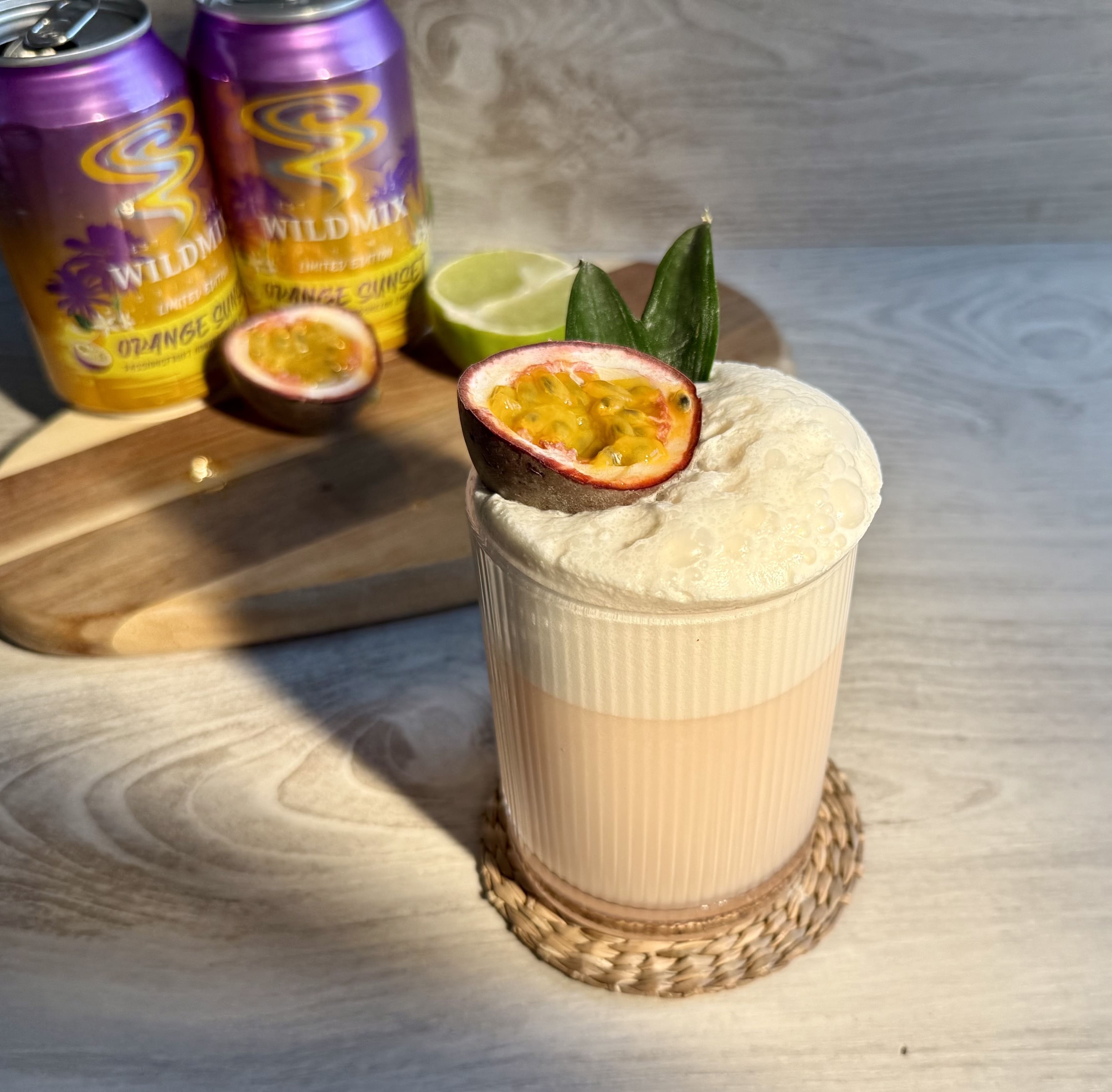 Passionfruit virgin colada - drinkrecept - wildmix.se – Wildmix